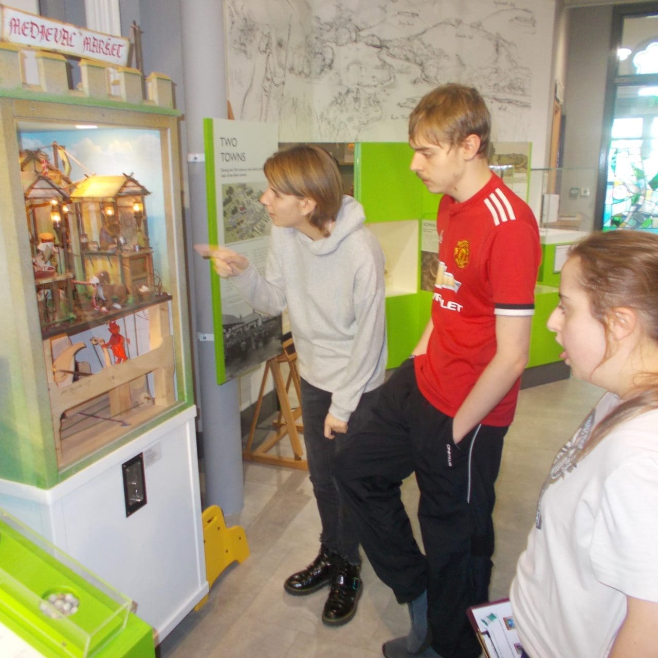 Lifeworks students go back in time at Newton Abbot Museum